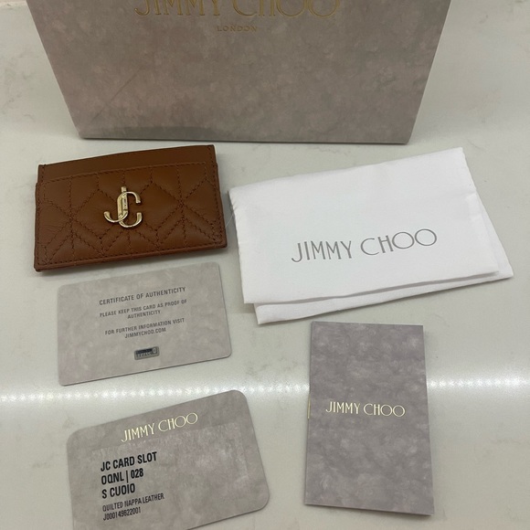 Jimmy Choo | Accessories | Jimmy Choo Card Holder In Quilted Nappa ...